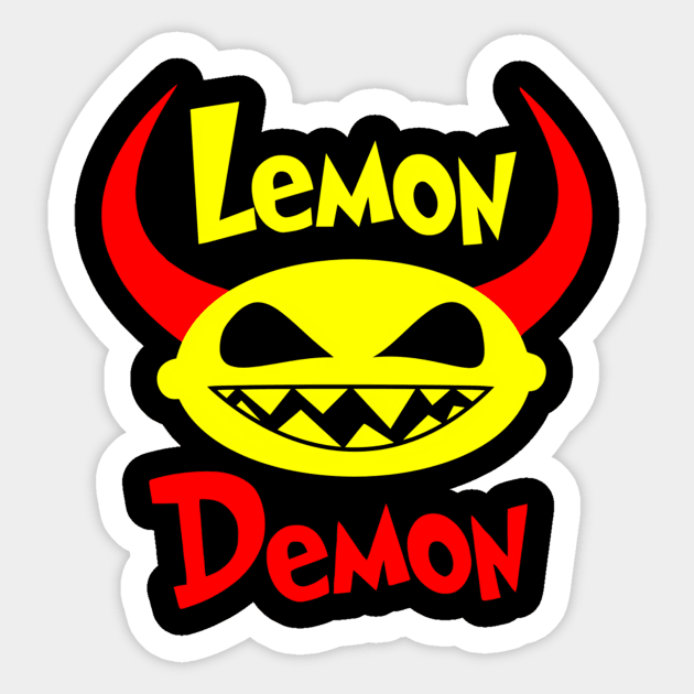 Lemon-Demon-Logo - Lemons Demons Logo - Sticker | TeePublic